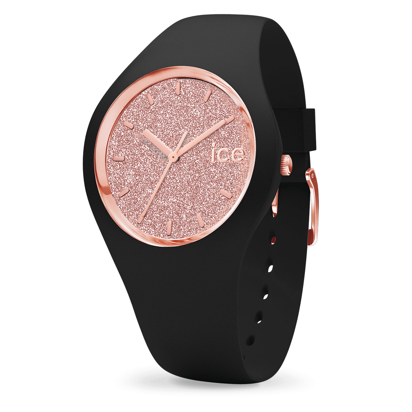 ICE glitter Black Rose-Gold • Ice-Watch