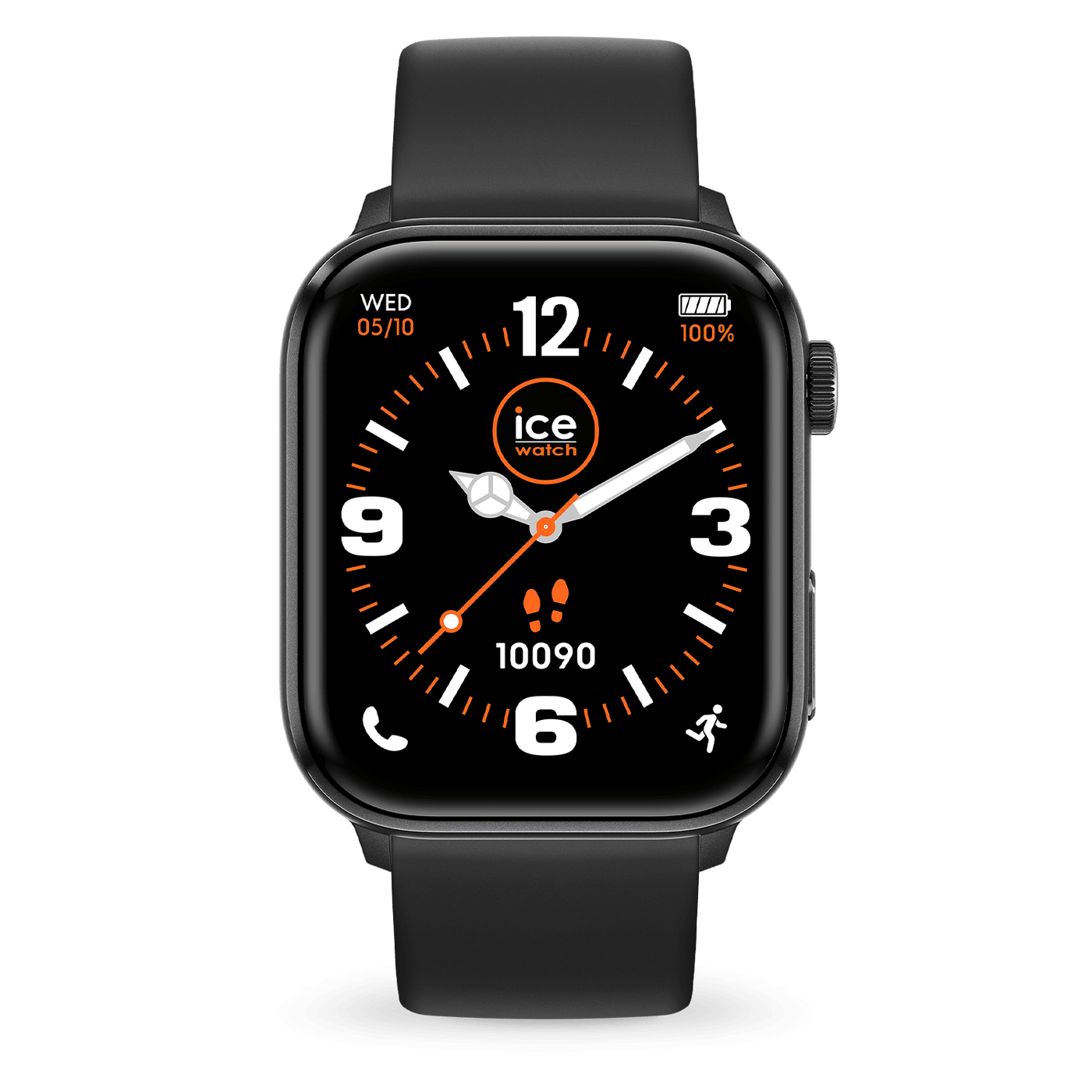 ICE smart 2.0 rectangular 1.96 Black • Ice-Watch