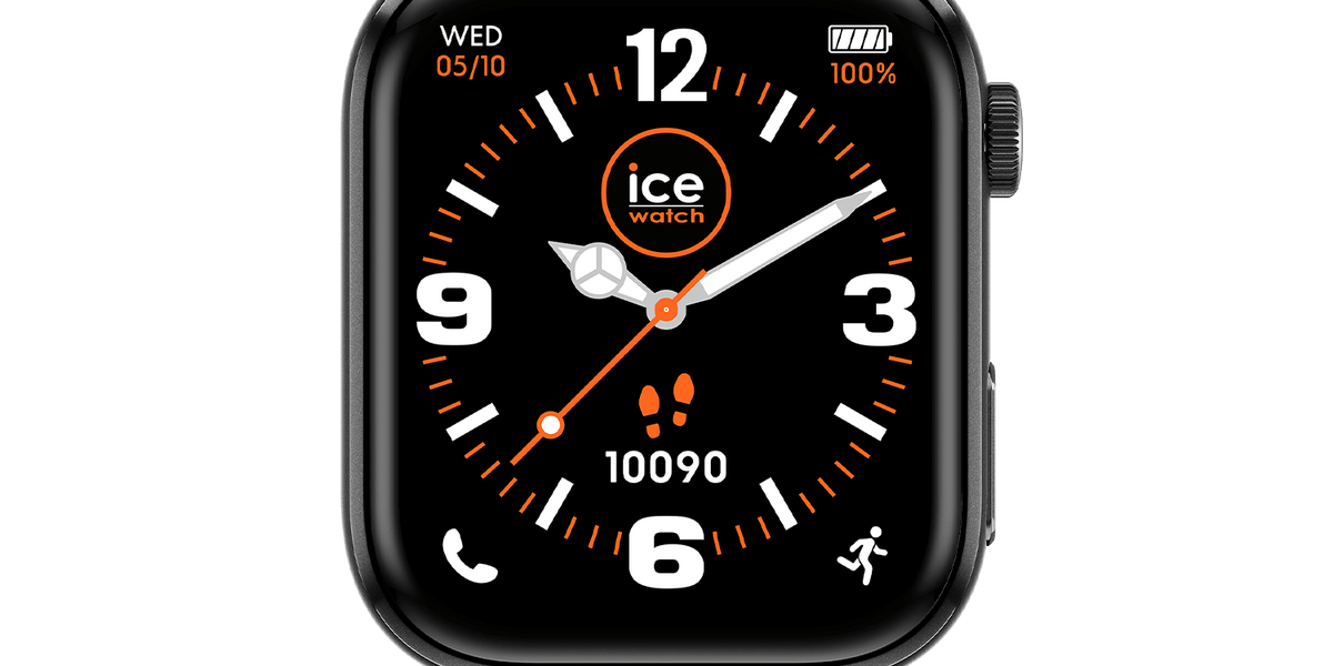 ICE smart 2.0 rectangulaire 1.96 Black • Ice-Watch