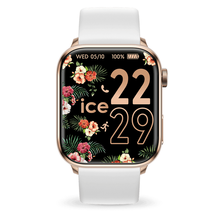 ICE smart 2.0 rectangulaire 1.96 Rose-Gold White • Ice-Watch