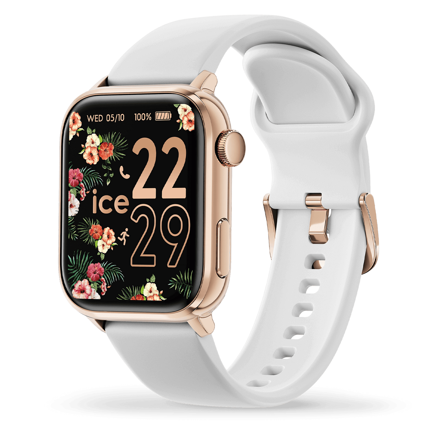 ICE smart 2.0 rectangulaire 1.96 Rose-Gold White • Ice-Watch