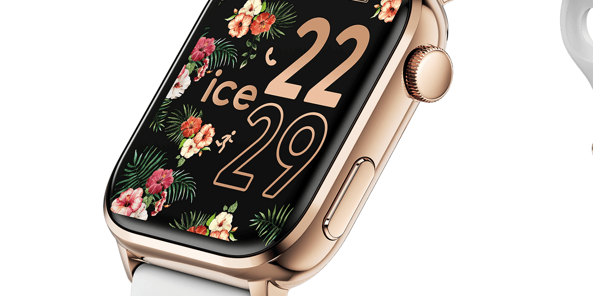 ICE smart 2.0 rectangulaire 1.96 Rose-Gold White • Ice-Watch