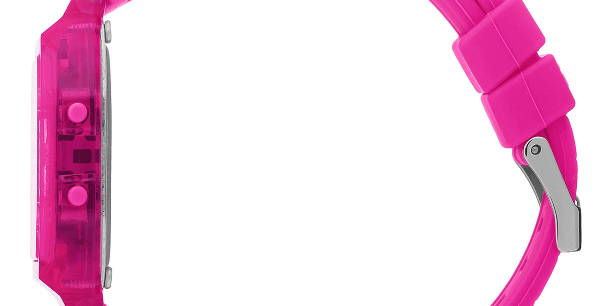 ICE digit retro Neon Pink Clear • Ice-Watch