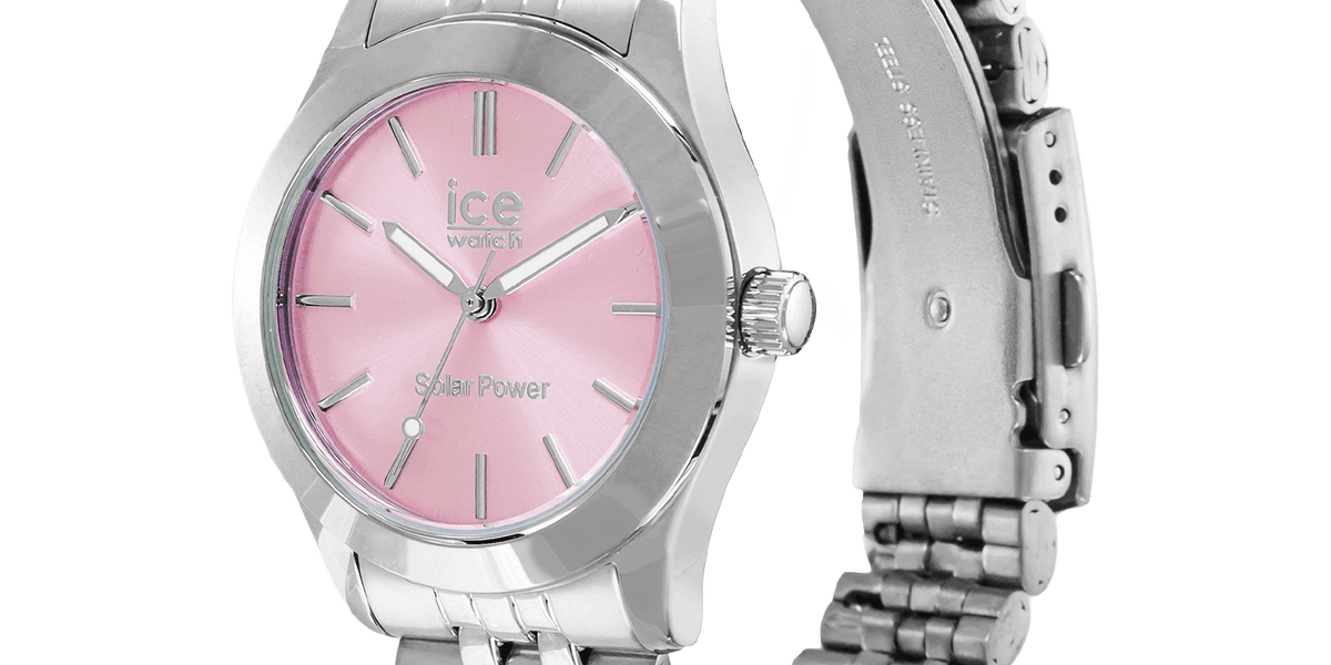ICE steel solar Silver Light Pink • Ice-Watch