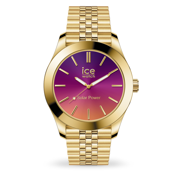 ICE steel solar Gold Night Pink • Ice-Watch