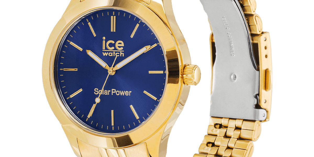 ICE steel solar Gold Blue • Ice-Watch