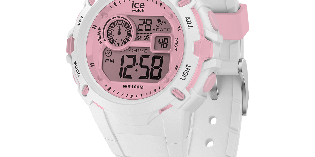 ICE digit explorer White Pink • Ice-Watch