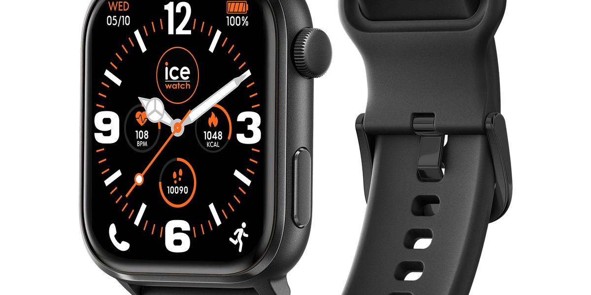 ICE smart 3.0 rectangulaire 1.78 Black • Ice-Watch