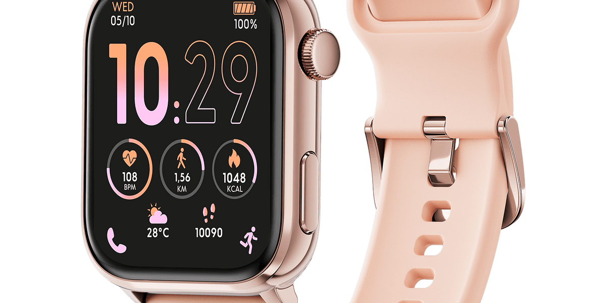 ICE smart 3.0 rectangular 1.78 Rose-Gold Nude • Ice-Watch