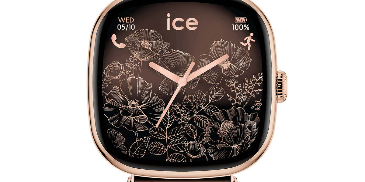 ICE smart SQ 2.0 carrée 1.70 Rose-Gold Milanese • Ice-Watch