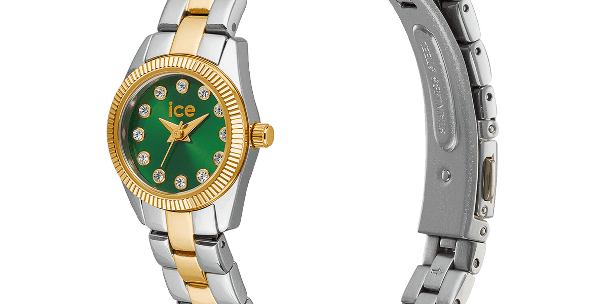 ICE mimi Silver Gold Olive • Ice-Watch